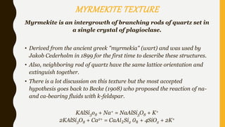 TEXTURES OF IGNEOUS ROCKS | PPTX