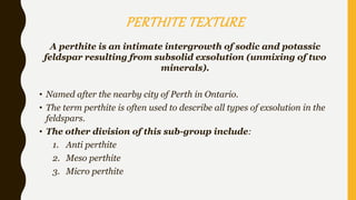 TEXTURES OF IGNEOUS ROCKS | PPTX