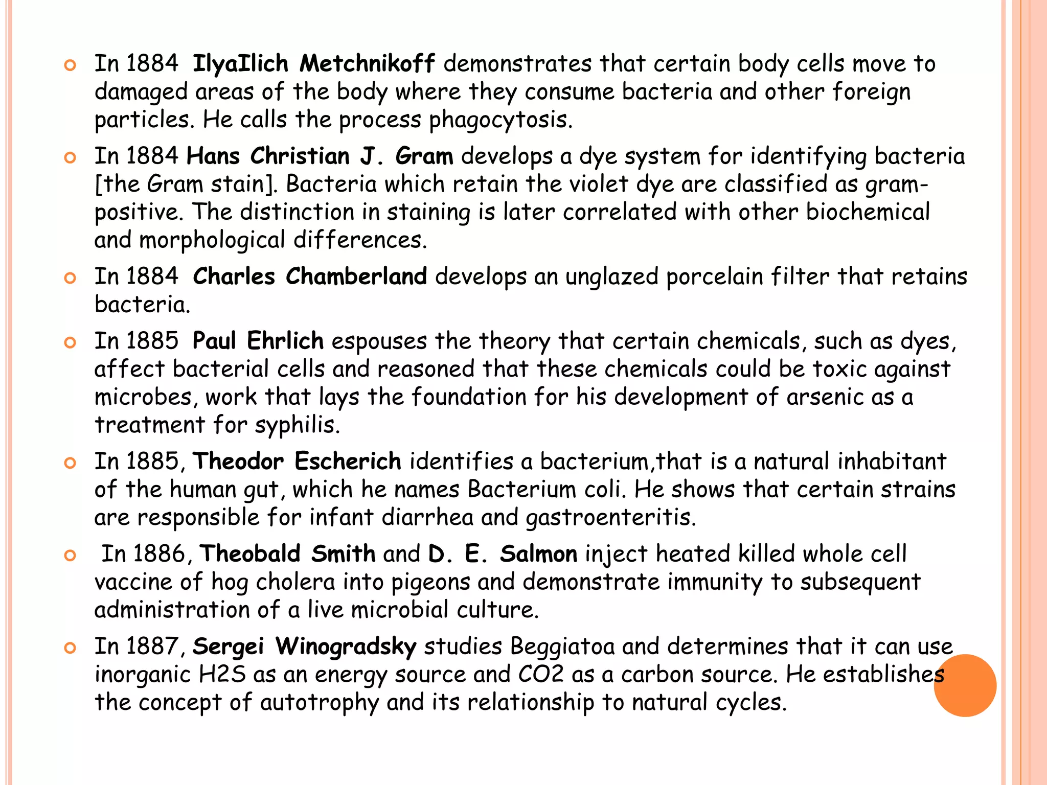 :History of Microbiology: Important events | PPTX