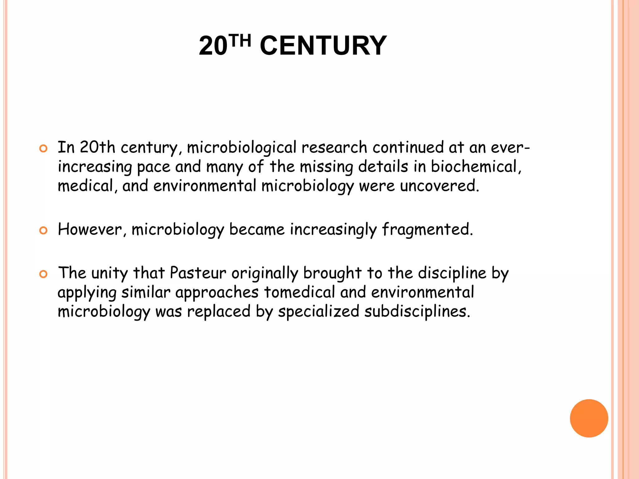 :History of Microbiology: Important events | PPTX