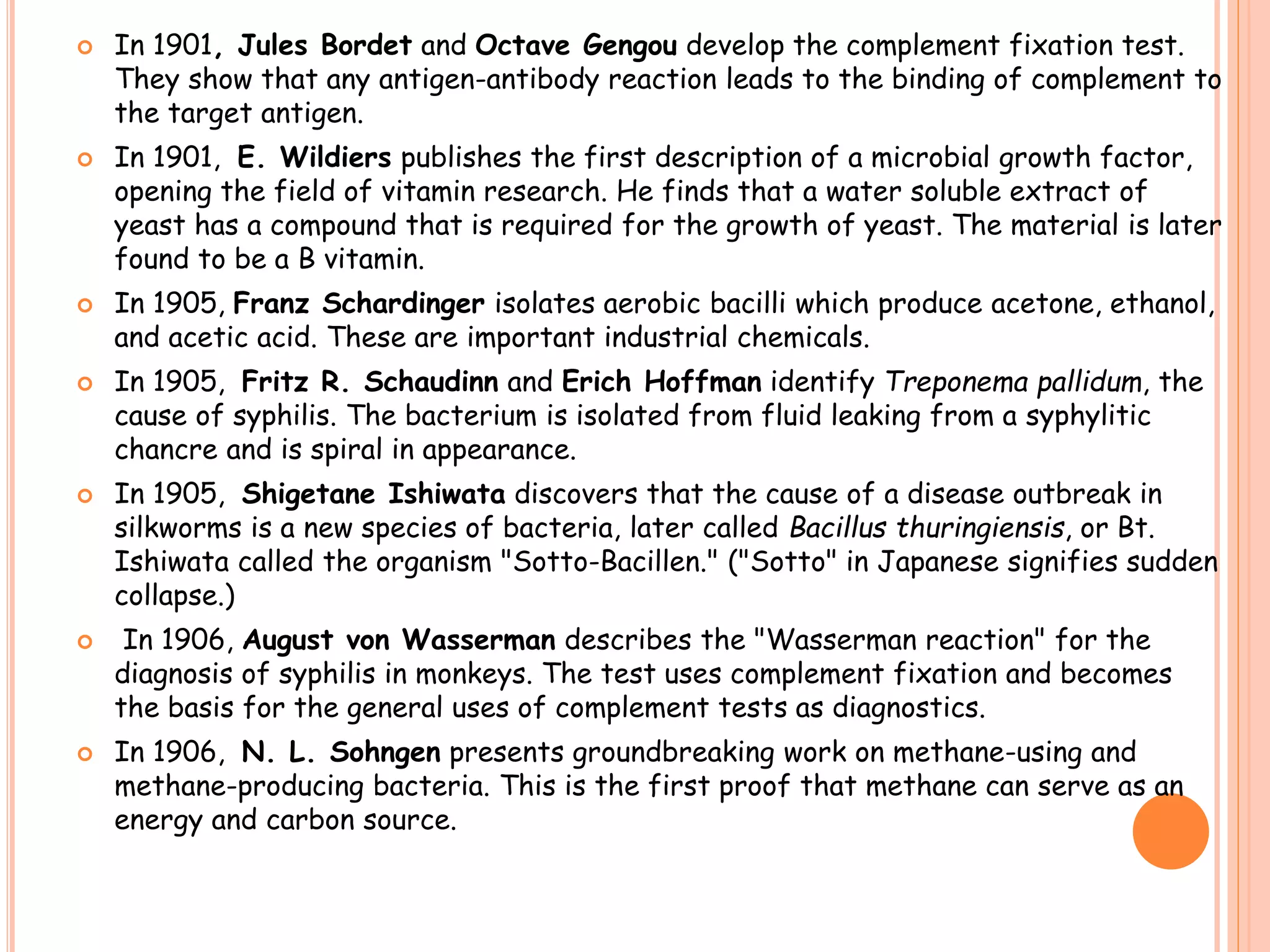 :History of Microbiology: Important events | PPTX