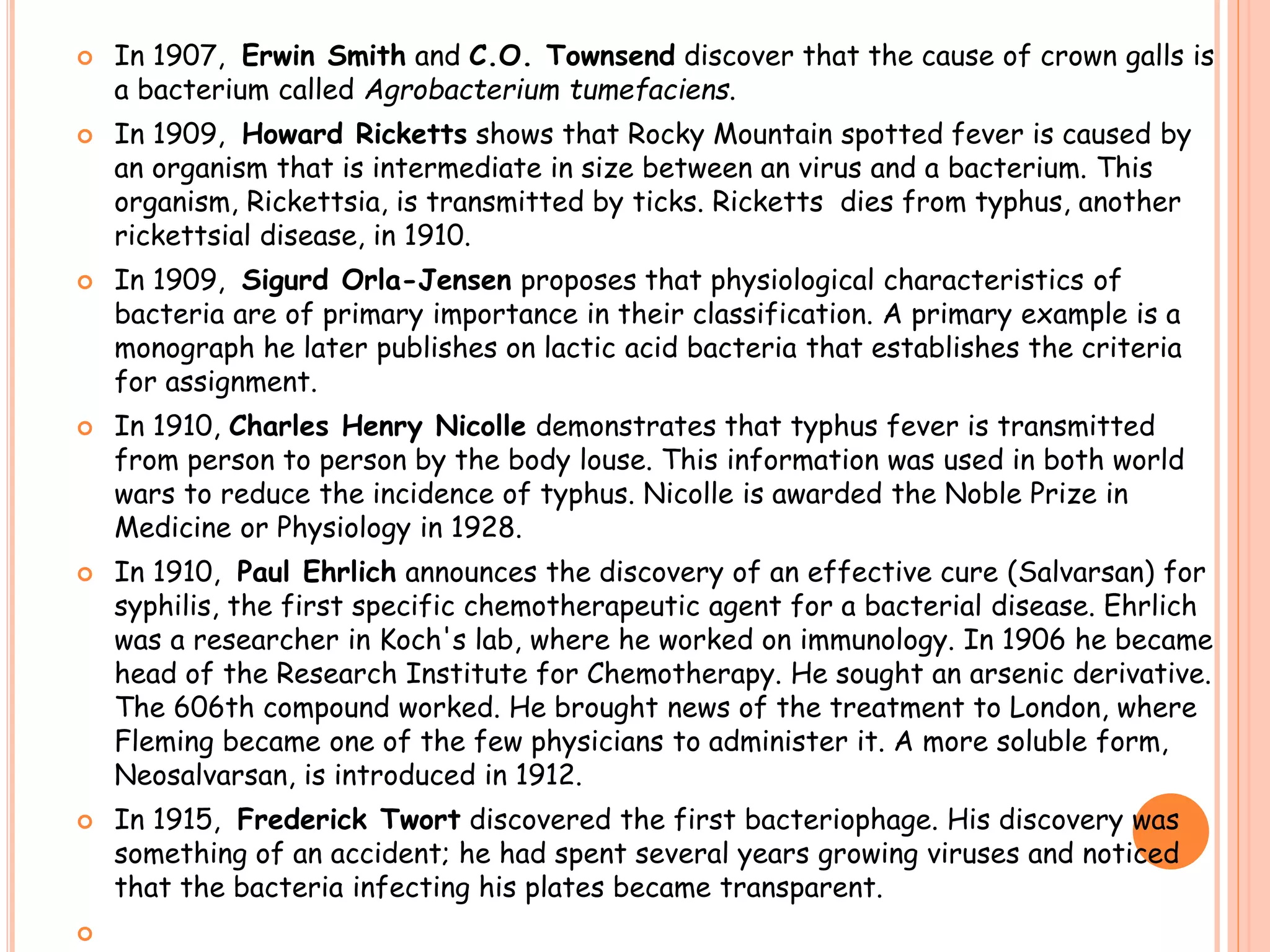 :History of Microbiology: Important events | PPTX