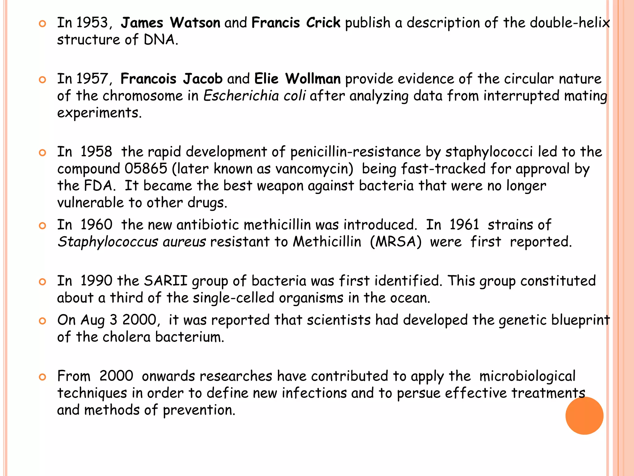 :History of Microbiology: Important events | PPTX