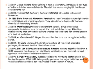 :History of Microbiology: Important events | PPTX