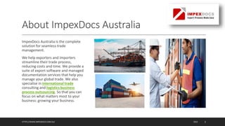 ImpexDocs - A Complete Solution for International Trade.pptx