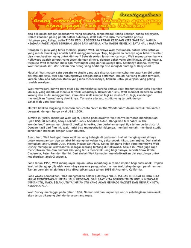 Impian walt disney | PPT