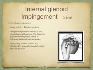 Impingement syndrome | PPTX