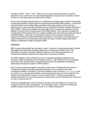 Sparse Observability using LP Presolve and LTDL Factorization in IMPL (IMPL-SparseObservability ...