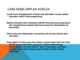 IMPLAN KOKLEA............................ppt