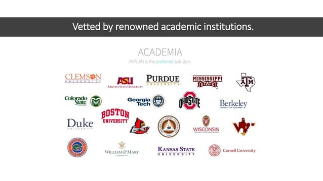 IMPLAN Overview | PPTX