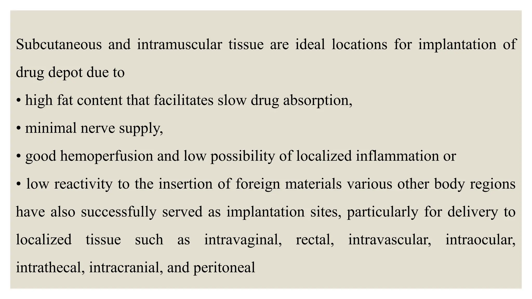 Implantable Drug Delivery Systems – Concepts, Types, and Applications ...