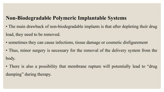 Implantable Drug Delivery Systems – Concepts, Types, and Applications ...