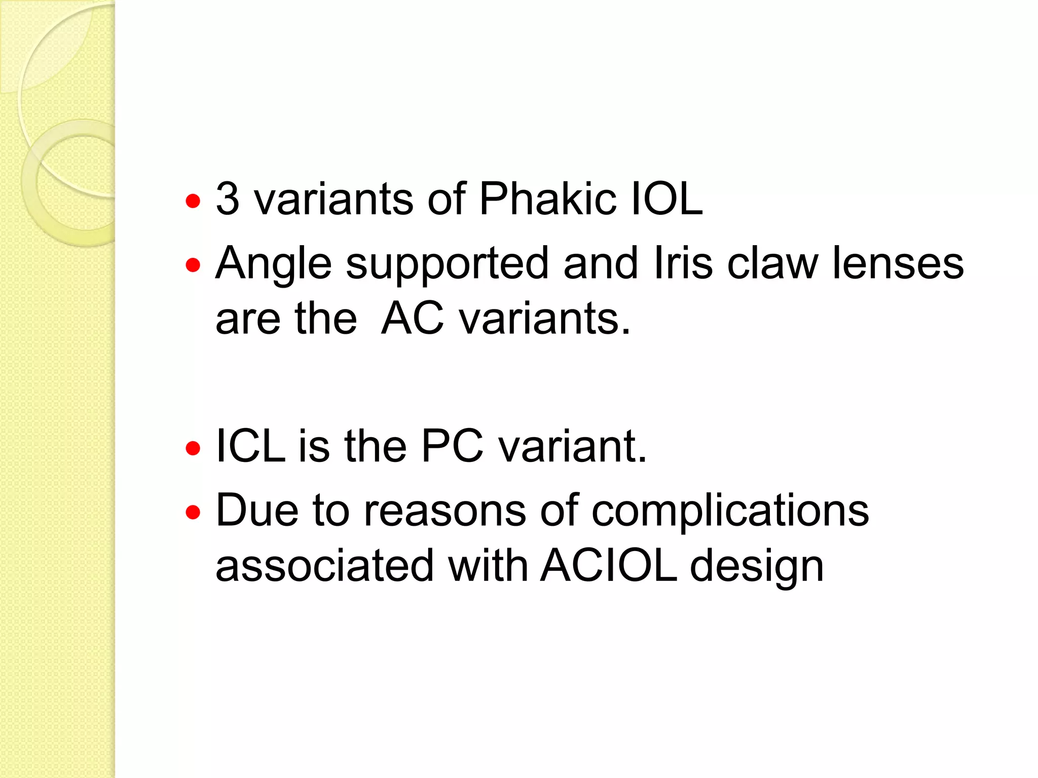 Implantable collamer lens(ICL) | PPTX