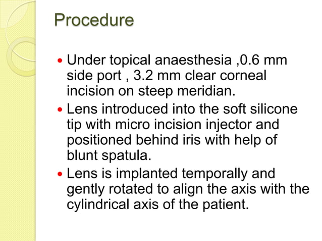 Implantable collamer lens(ICL) | PPTX | Eye and Vision Conditions ...