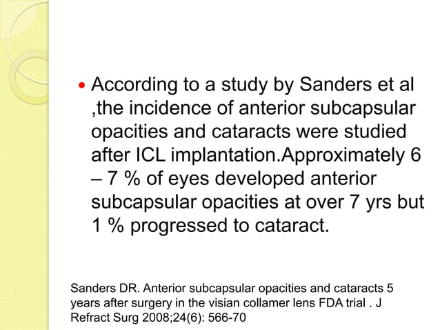 Implantable collamer lens(ICL) | PPTX | Eye and Vision Conditions ...