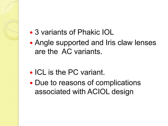 Implantable collamer lens(ICL) | PPTX | Eye and Vision Conditions ...