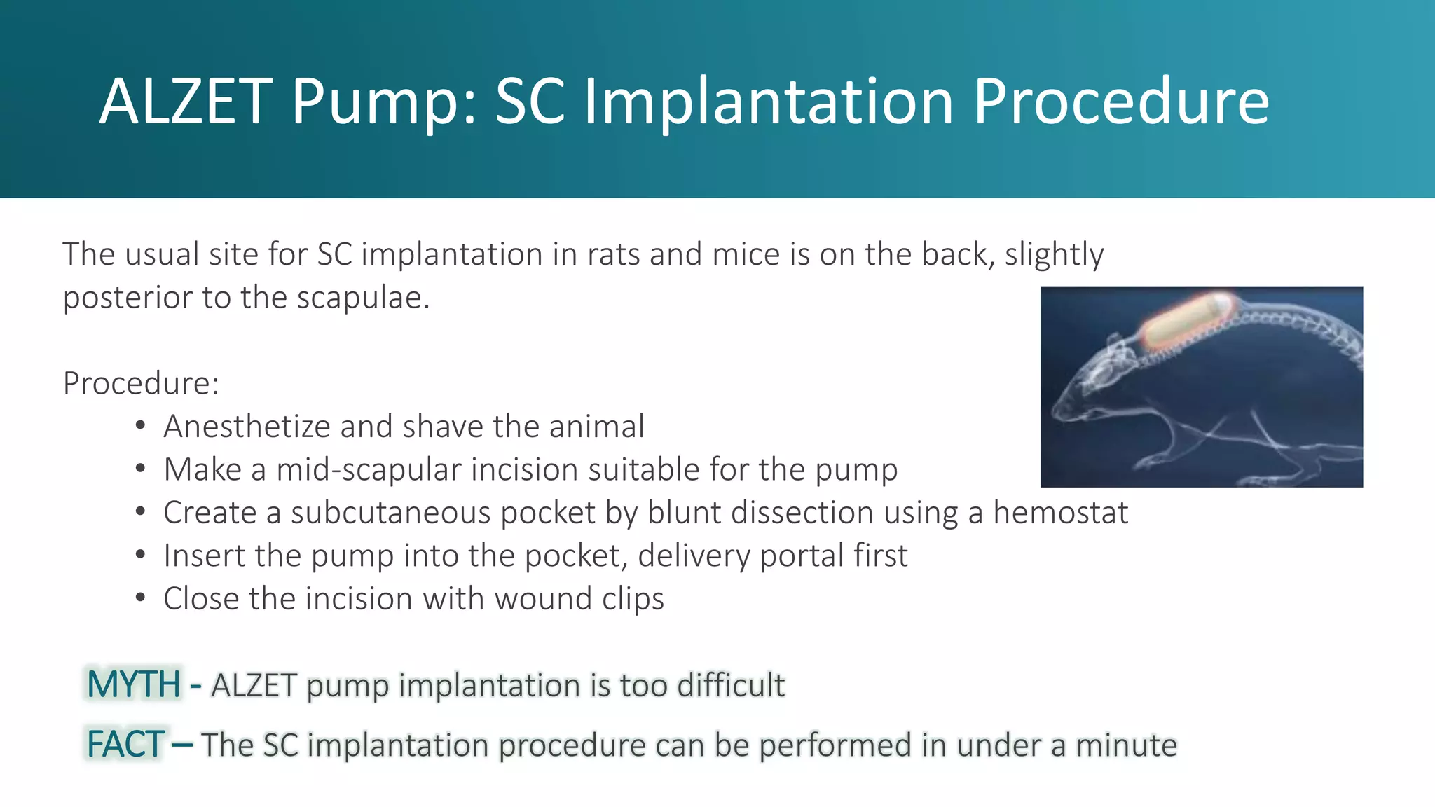 Implantable Infusion Pumps: Insights For Your Next Animal Dosing Study ...