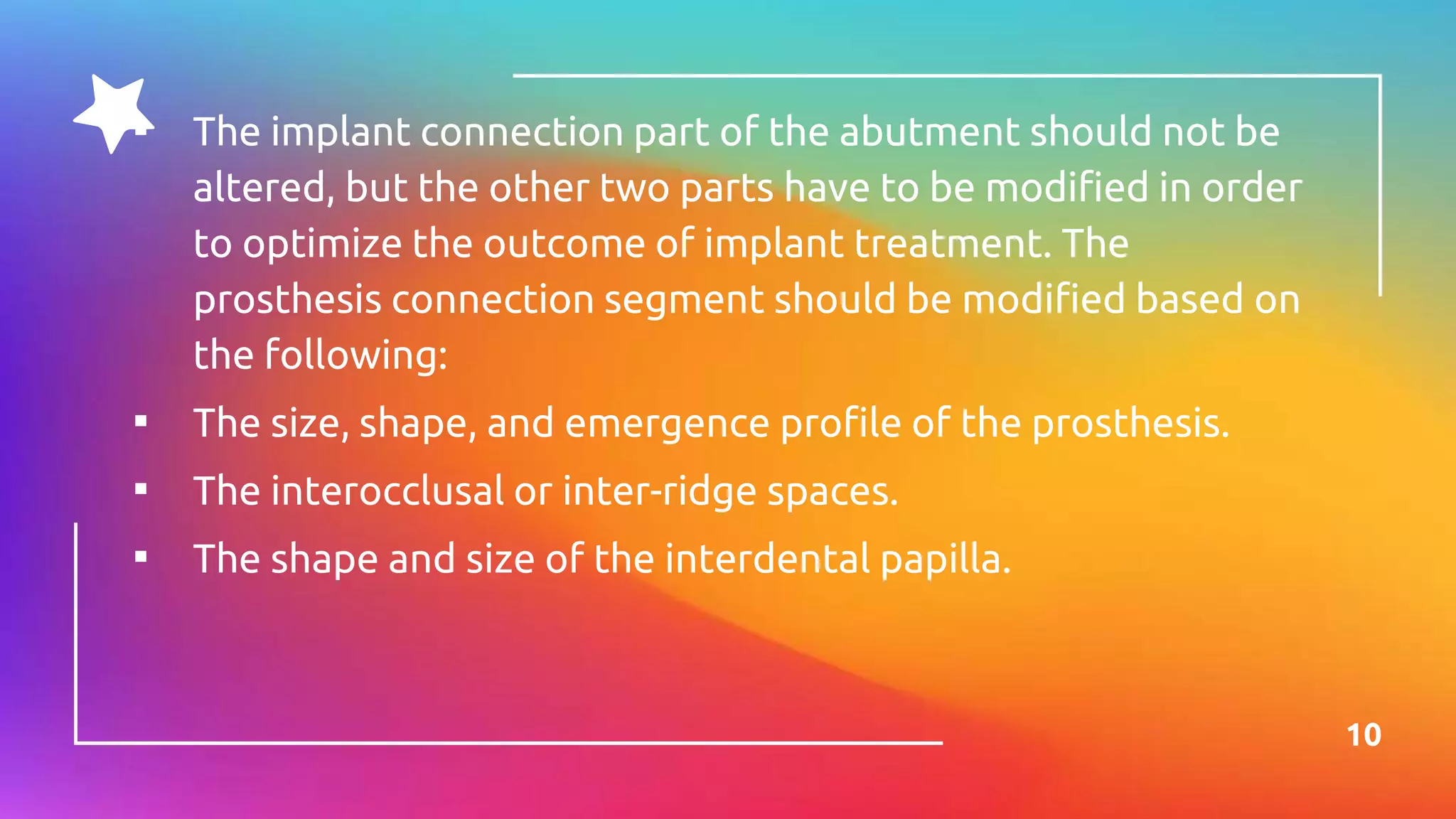 Implant abutment and implant abutment connections | PPTX