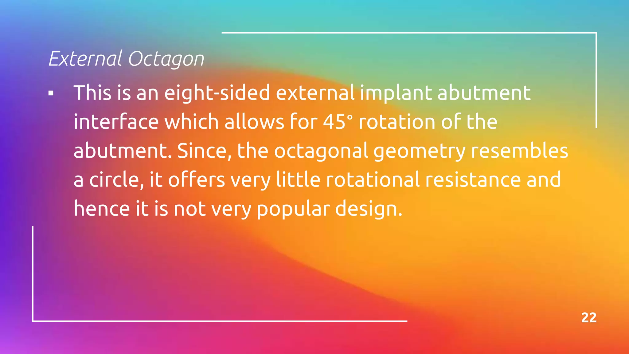 Implant abutment and implant abutment connections | PPTX