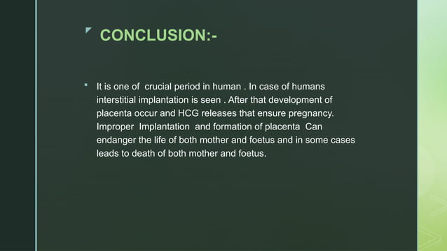 Implantation Pptx Fertilization And Implantation Ppt