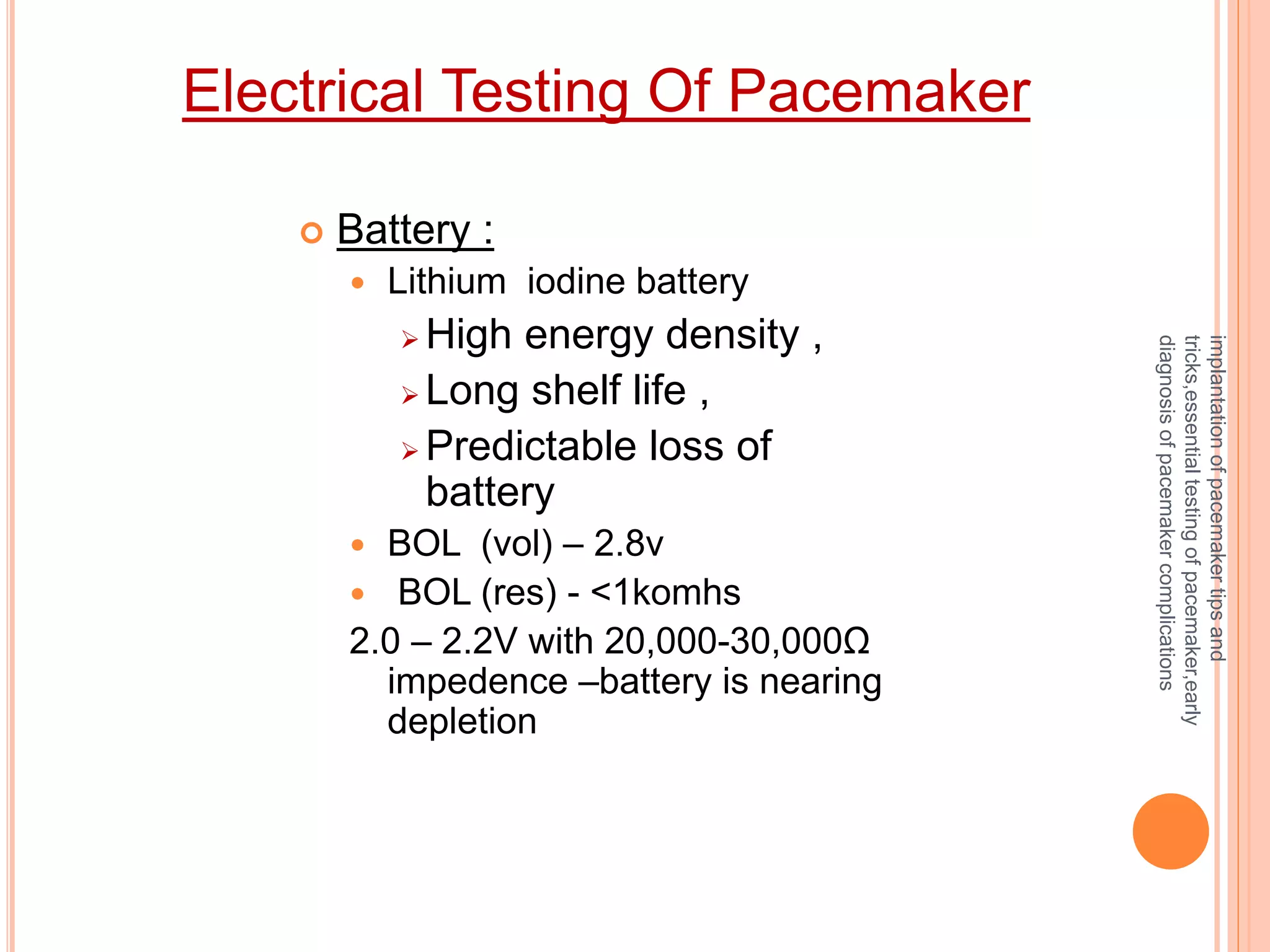 fundamentals of pacemaker | PPTX