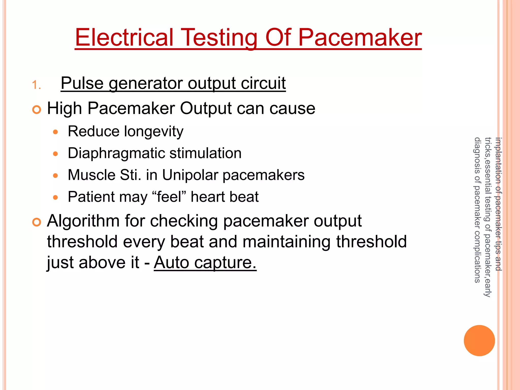 fundamentals of pacemaker | PPTX