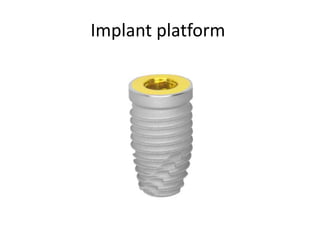 Implant basics simple introduction | PPTX | Dental Health | Diseases ...