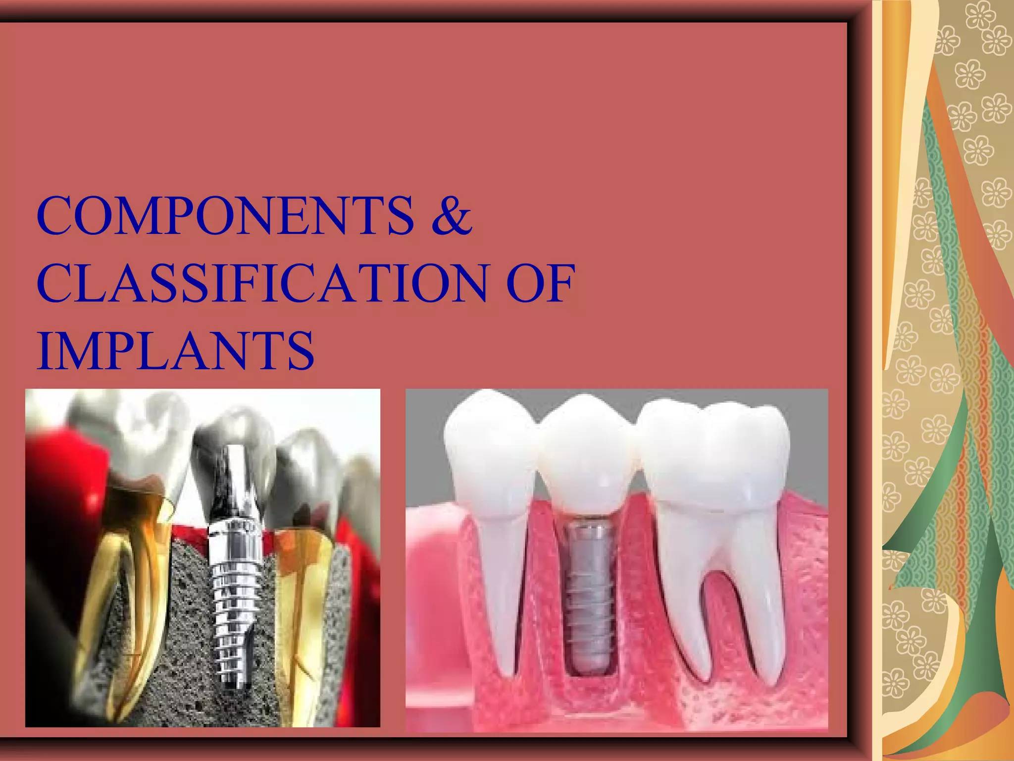 Implant classification | PPT