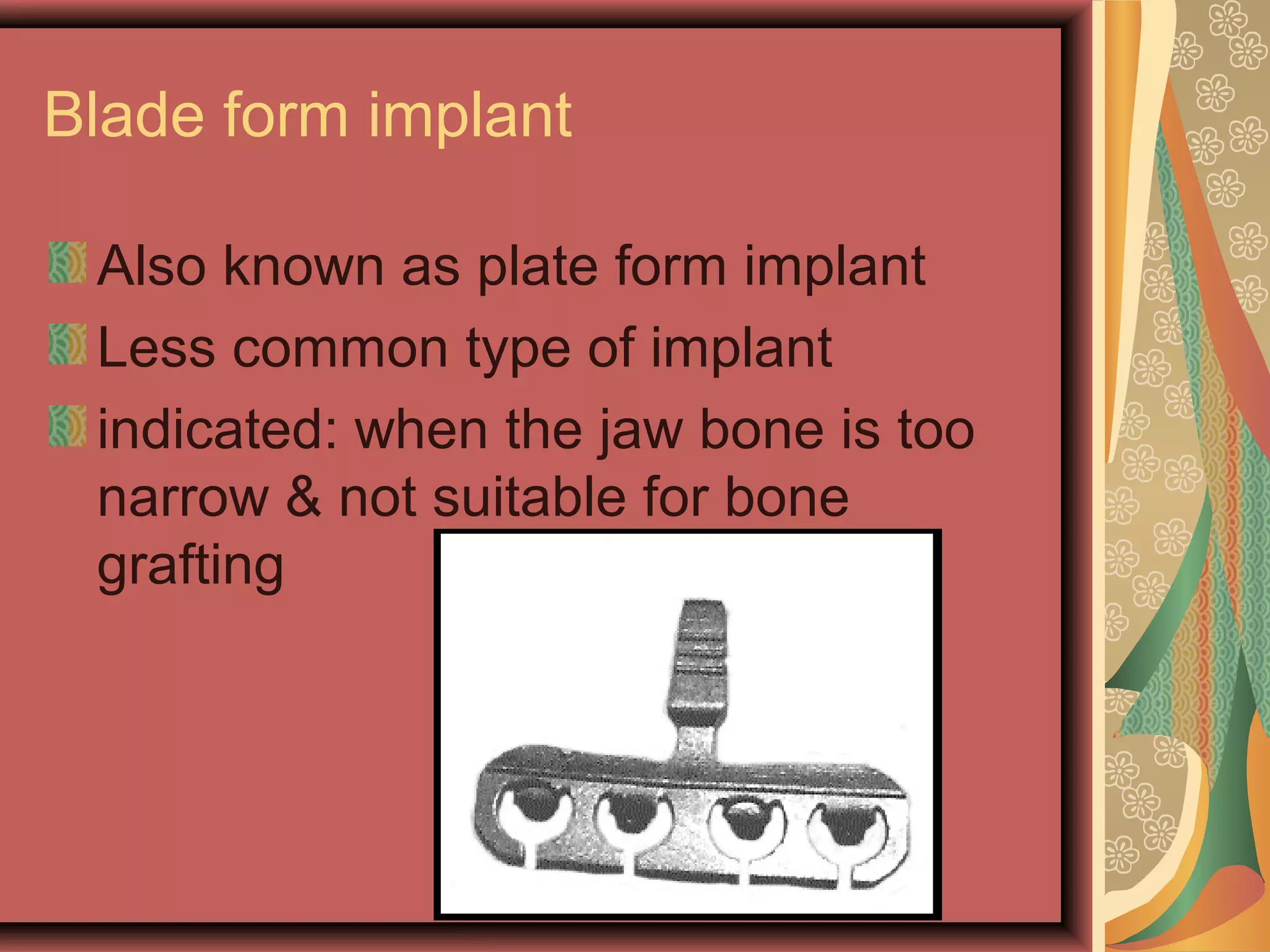 Implant classification | PPT