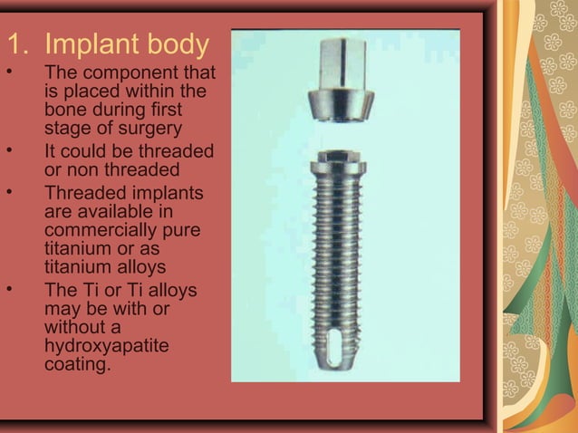 Implant classification | PPT