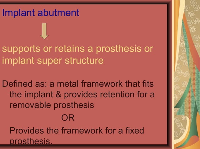 Implant classification | PPT