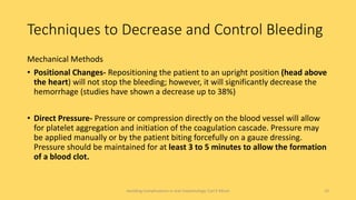 Complications and their management in implant dentistry | PPTX