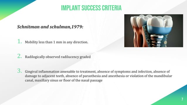 implants complications and failures.pptx | Dental Health | Diseases and ...