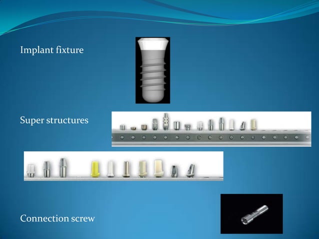 Implant components | PPTX