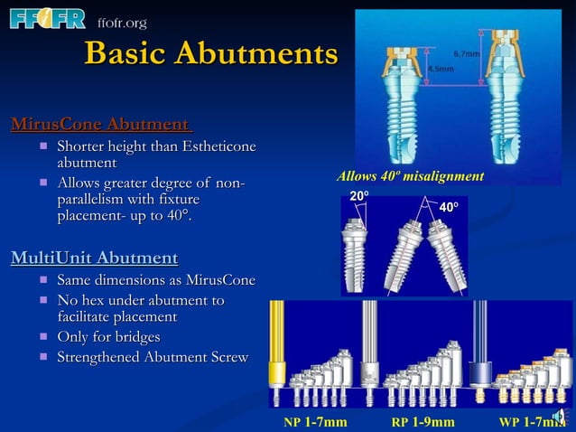 Implant components and basic techniques3 | PPT