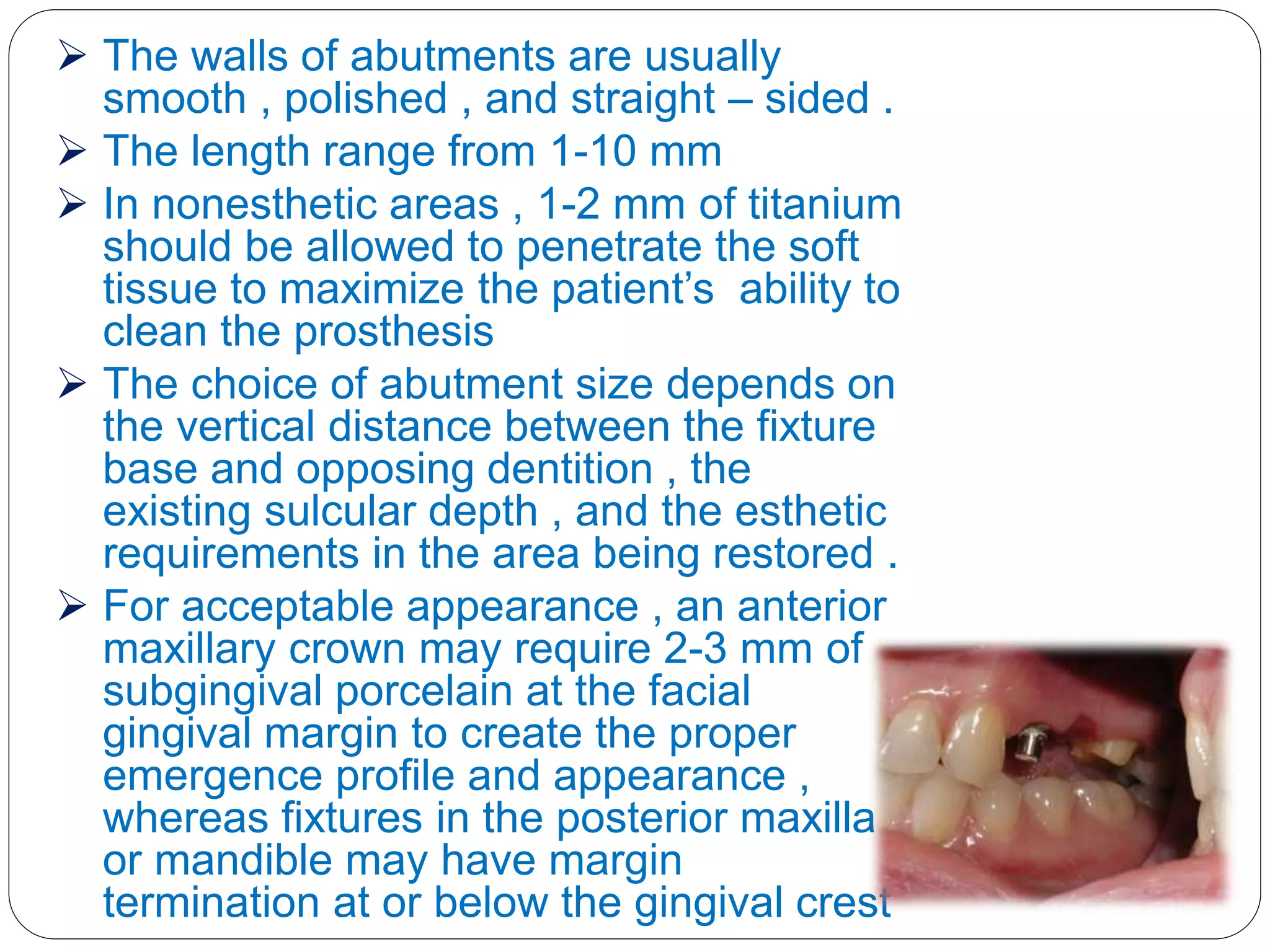 Implant components and function | PPTX