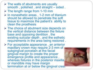 Implant components and function | PPTX