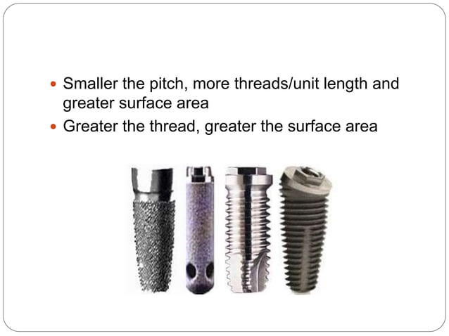 Implant components and function | PPTX