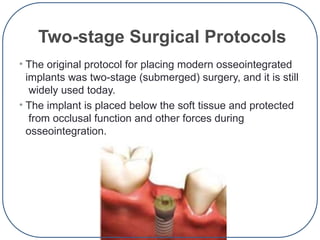 Implant Dentistry ,types of implant,methods of placement and prosthesis ...