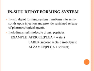 Implant drug delivery system | PPTX