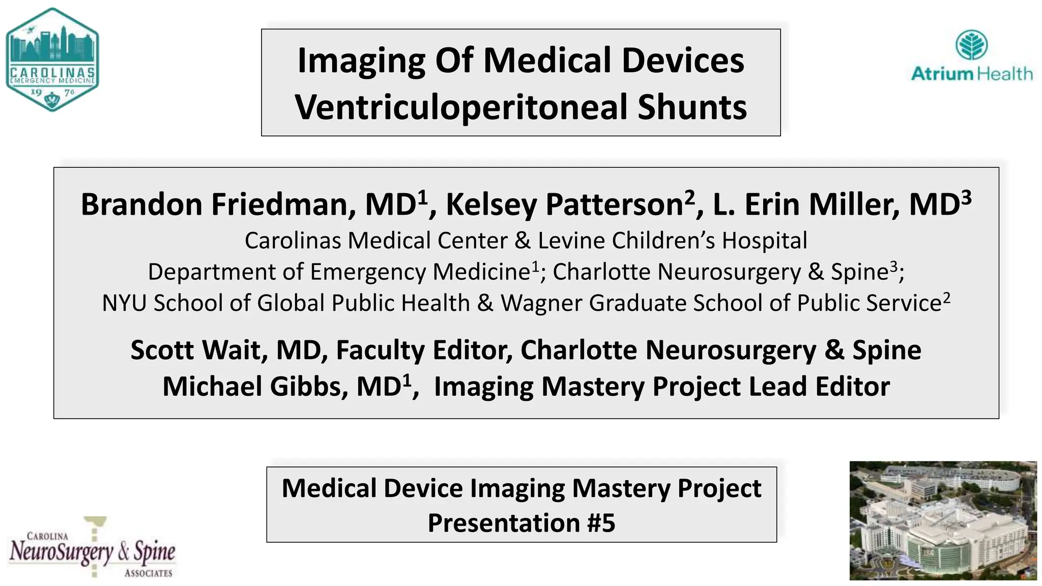 Implanted Devices - VP Shunts: EMGuidewire's Radiology Reading Room | PPTX