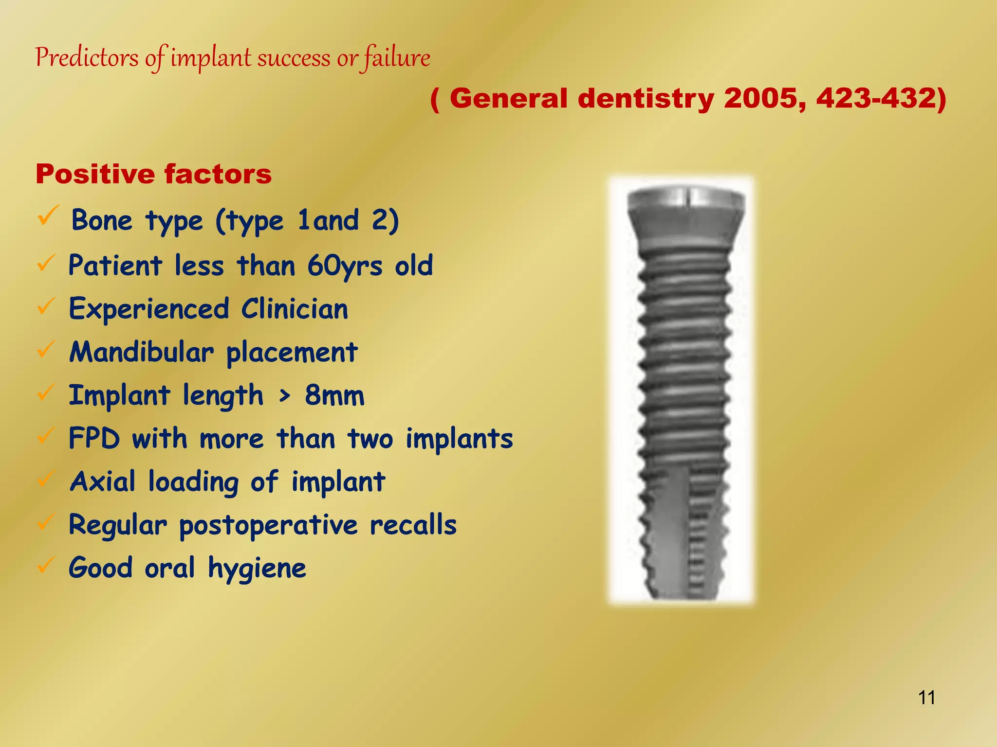 Implant failure | PPTX