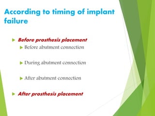 implant failure peri implant.pptx