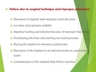 implant failure peri implant.pptx