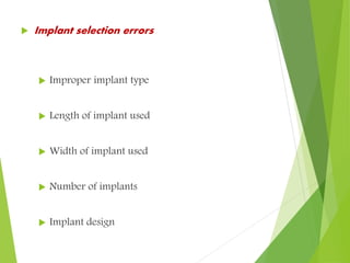 implant failure peri implant.pptx