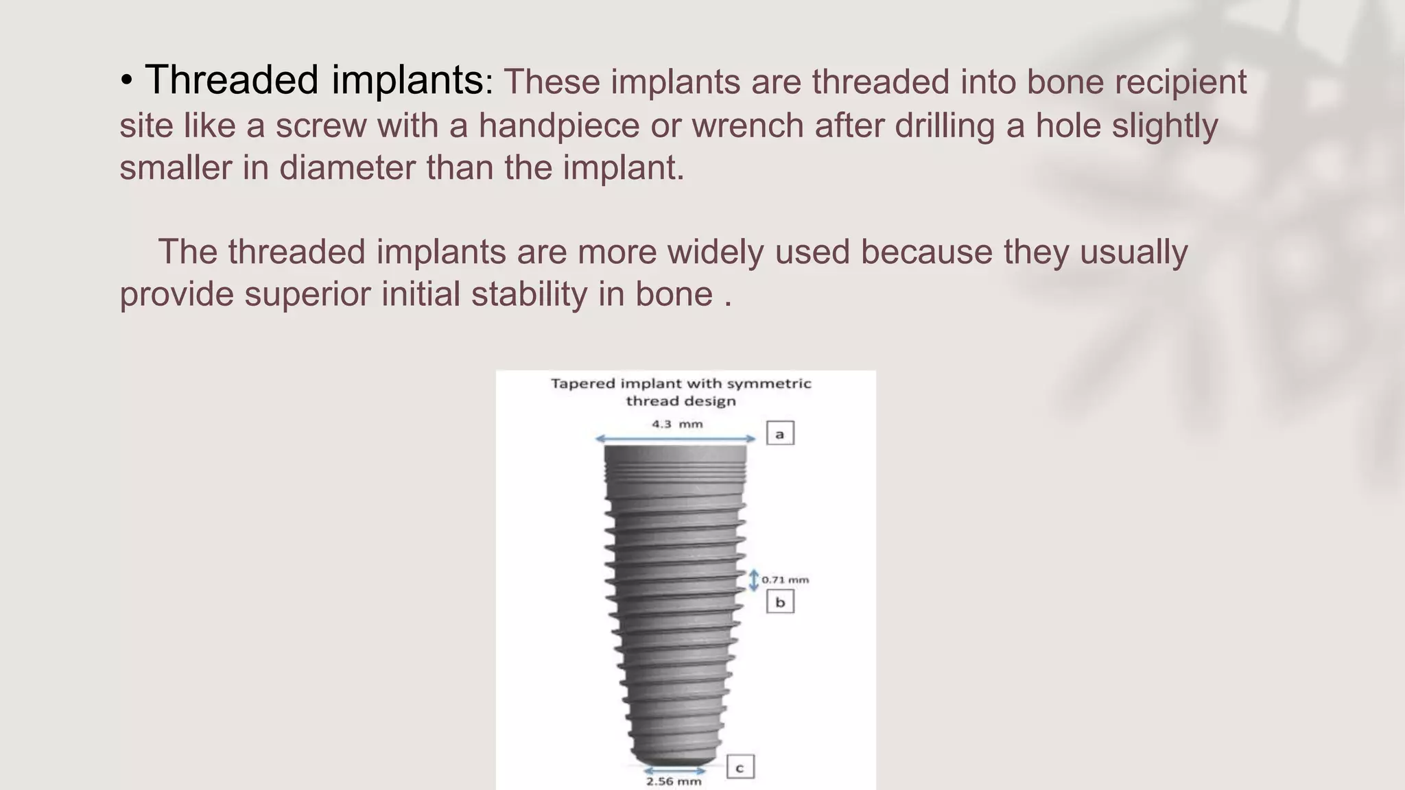 IMPLANTS | PPTX