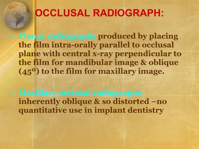 IMPLANT IMAGING TECHNIQUE | PPT | Dental Health | Diseases and Conditions