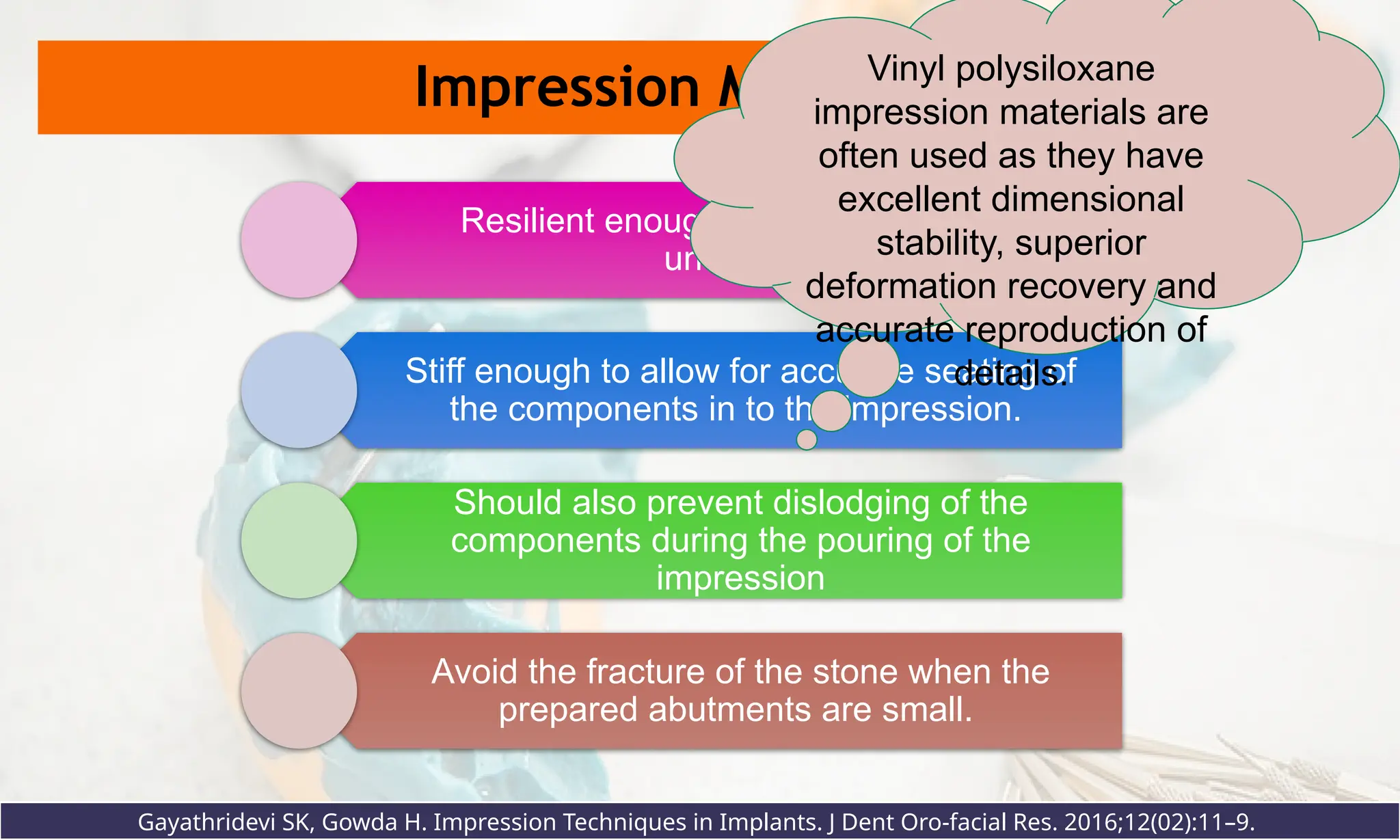 Dental Implant Impression techniques.pptx | Dental Health | Diseases and Conditions