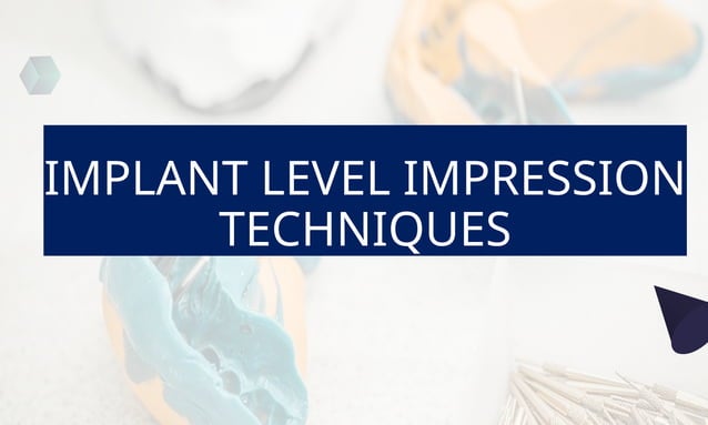 Dental Implant Impression techniques.pptx | Dental Health | Diseases ...