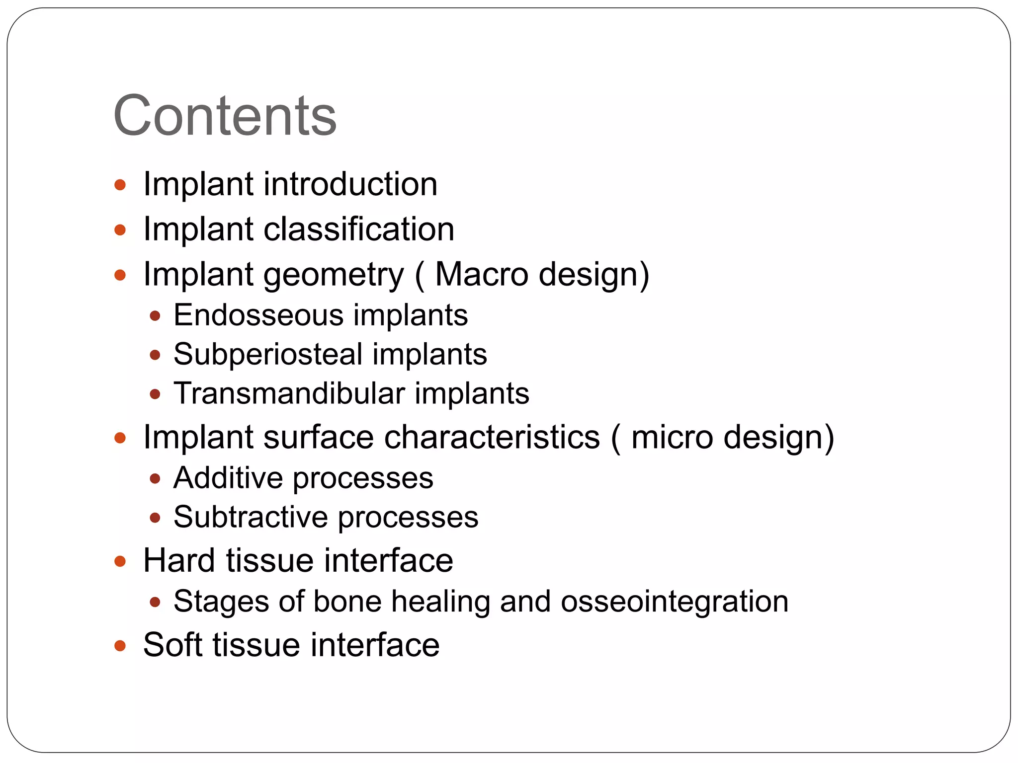 Peri Implant Anatomy, Function and Biology | PPTX
